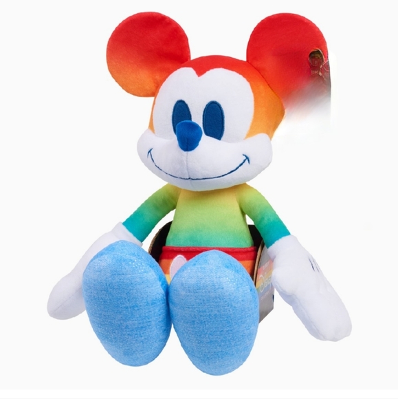 Disney | Toys | Mickey Mouse Just Play Disney Pride Large Plush | Poshmark